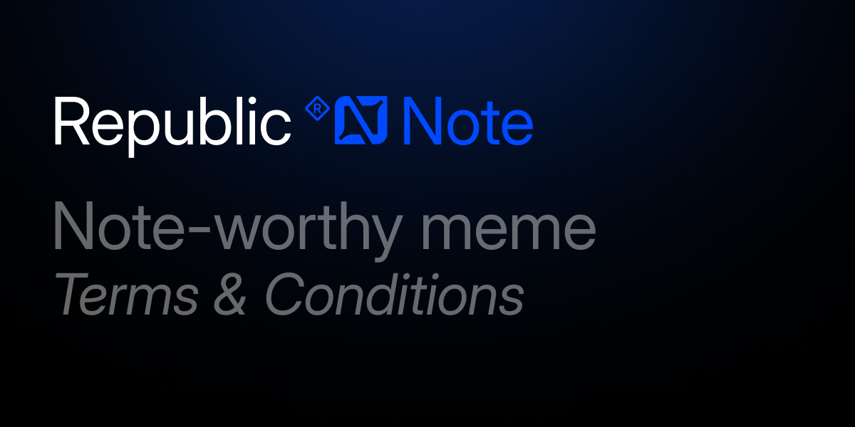 Noteworthy Meme of the Week Competition Rules — Republic